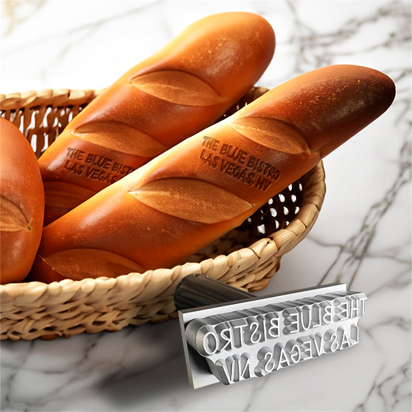 Custom Stainless Steel Food Stamp – Infinity Stamps Inc.