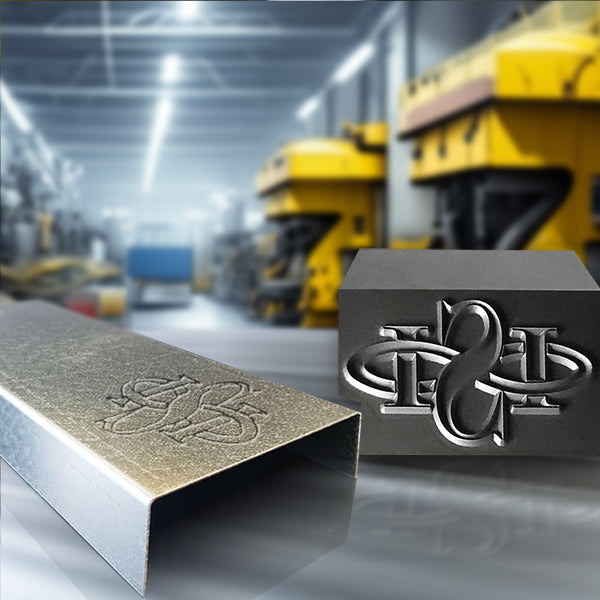 Custom Steel Plate Stamp – Infinity Stamps Inc.