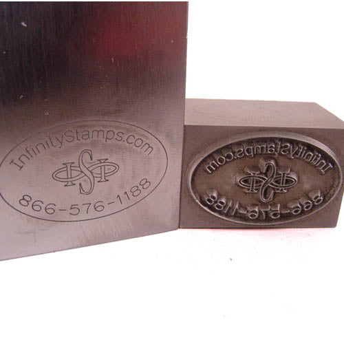 Custom Steel Plate Stamp – Infinity Stamps Inc.