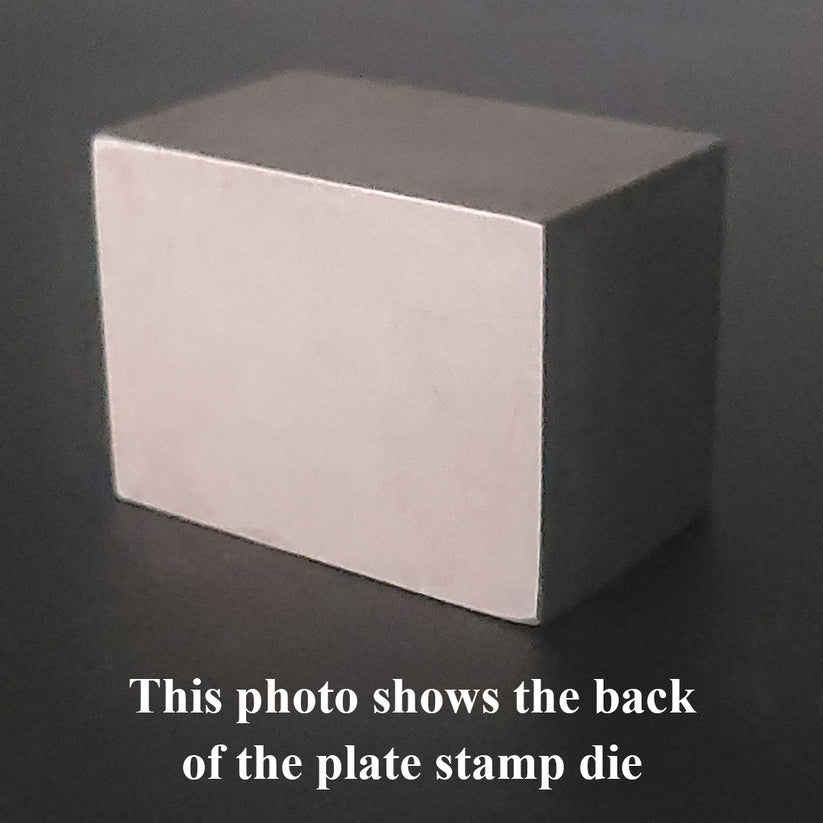 Custom Steel Plate Stamp – Infinity Stamps Inc.